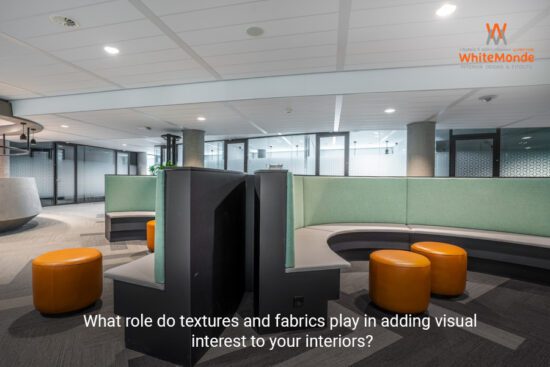 What role do textures and fabrics play in adding visual interest to ...